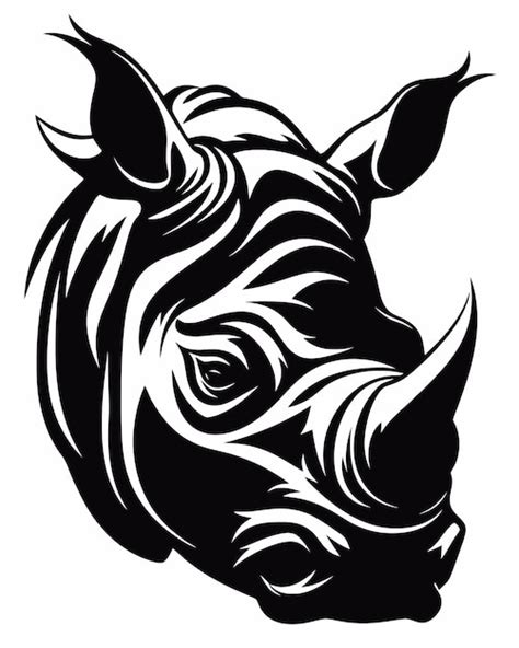Rhino Head Clipart