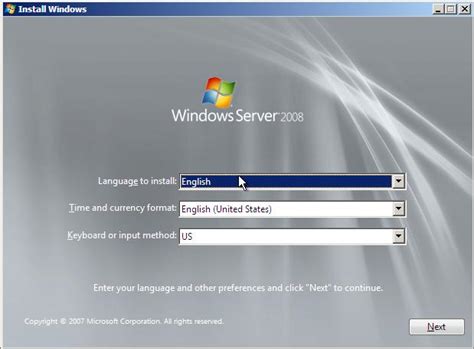 Performing A Clean Windows Server 2008 Installation Techotopia