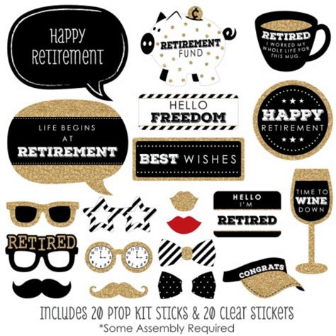 Big Dot Of Happiness Happy Retirement Retirement Party Photo Booth
