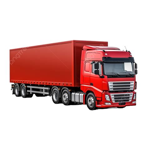 Semi Truck With Container Semi Truck Cargo Truck Shipping Container