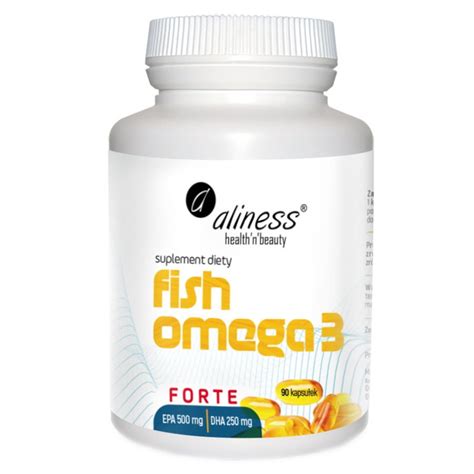 Fish Omega 3 FORTE EPA 500 DHA 250 Mg Aliness Panda