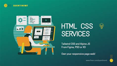 Do Convert Figma Xd Psd To Html Tailwind Css Alpine Js By Quentinomt