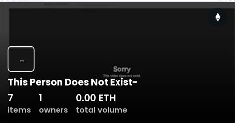 This Person Does Not Exist Collection Opensea