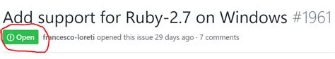 Add Support For Ruby 27 On Windows · Issue 1961 · Sparklemotion