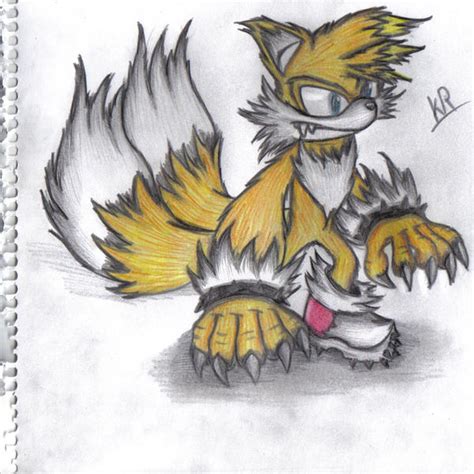 Tails The Werefox By Werehog Fanclub On Deviantart