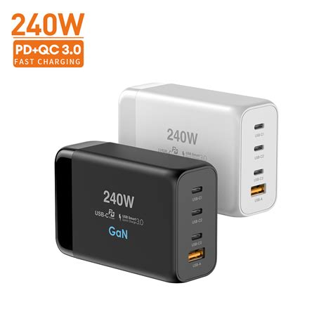 Vina New Tech Gan PD 240W Super Fast Charger Type C Desktop Adapter