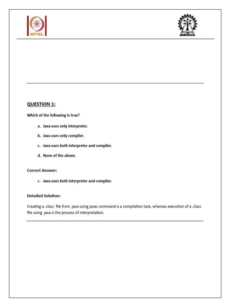 Assignment 1 Solution Pdf Java Programming Language Java