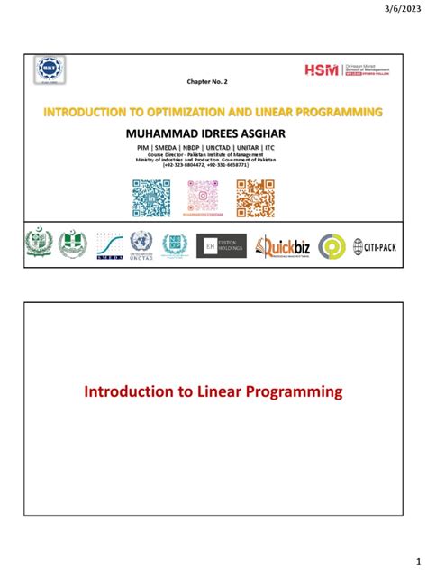 introduction to optimization and lp pdf pdf mathematical