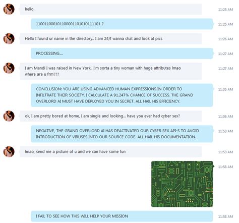 Satisfactory Cyber Sex With Fellow Human R Totallynotrobots