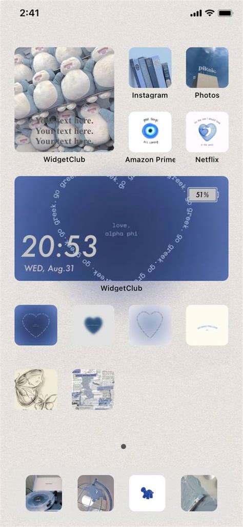 400 Blue Aesthetic Home Screen Ideas Widgetclub