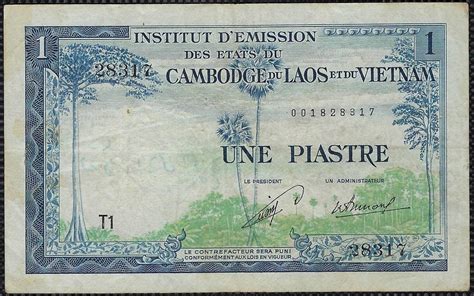 Indochine Piastre Nd Serie T Ttb W
