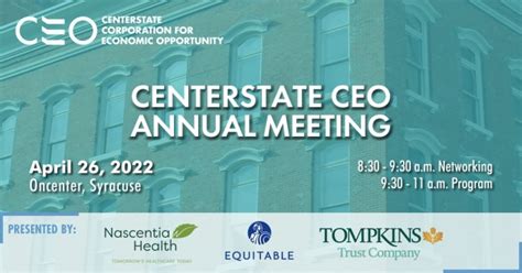 Centerstate Ceo Annual Meeting Centerstate Ceo