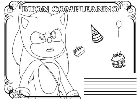 Disegni Di Buon Compleanno Da Colorare Stampa Biglietto Di Auguri