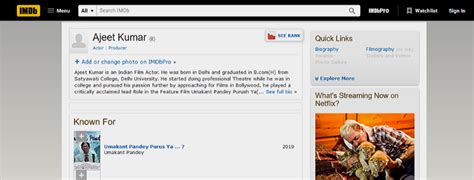 Ajeet Kumar A Middle Class Hero Press Links