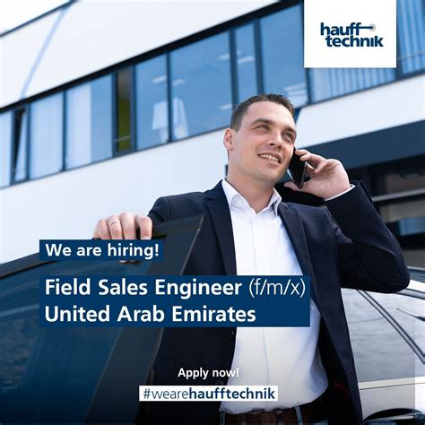 Job Opportunity Field Sales Engineer F M X United Arab Emirates At Hauff Technik Gmbh And Co