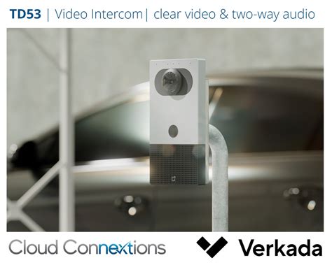 Verkada Td53 Video Intercom With Two Way Audio