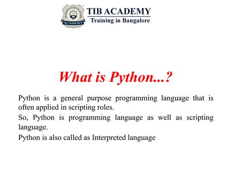 Python Tutorial For Beginners Tib Academy Ppt