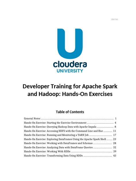 Developer Training For Apache Spark And Hadoop Hands On Exercises Download Free Pdf Apache