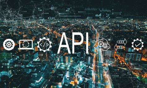 API 应用程序编程接口概念与夜景图片免费下载 5007521318 千图网Pro