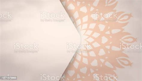 텍스트와 패턴을 위한 공간이 있는 고급스러운 베이지 색 엽서 새해 테마 벡터 0명에 대한 스톡 벡터 아트 및 기타 이미지 0명 가리기 고전의 신 Istock