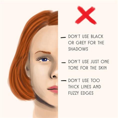 Digital Art Tutorial How To Color A Face