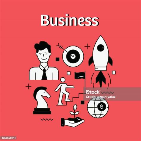 Konsep Banner Halaman Web Bisnis Dengan Ilustrasi Vektor Desain Datar