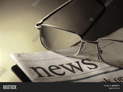 Newspaper Eyeglasses Image And Photo Free Trial Bigstock