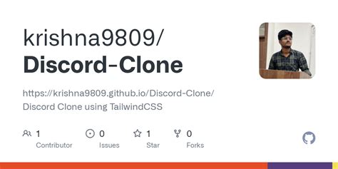 github krishna9809 discord clone