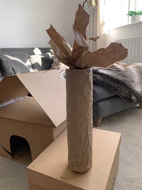 Easy DIY Cardboard Cat House Tutorial Totally Purrfect