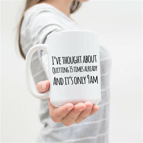 I Hate My Job Coffee Mug Monday Sucks Funny Sarcastic Office Etsy