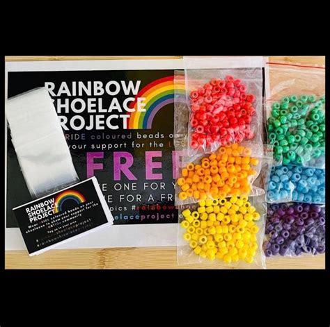 bead kit the rainbow shoelace project