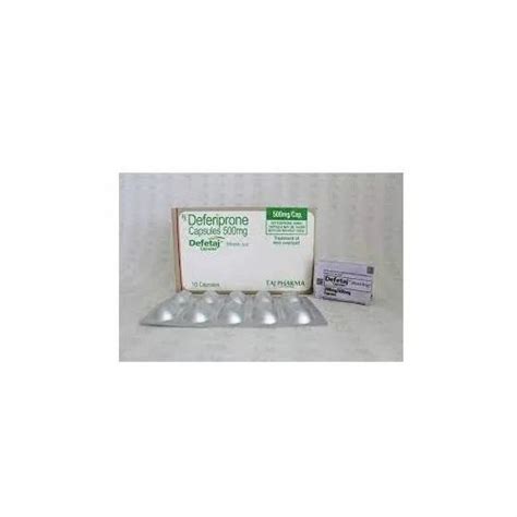 Deferiprone Capsule 500mg At Rs 450 Box In Bhiwandi Id 2850468118588