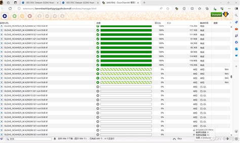 批量下载ges Disc Dataset Gldas 径流数据（基于downthemall插件）ges Disc数据下载 Csdn博客