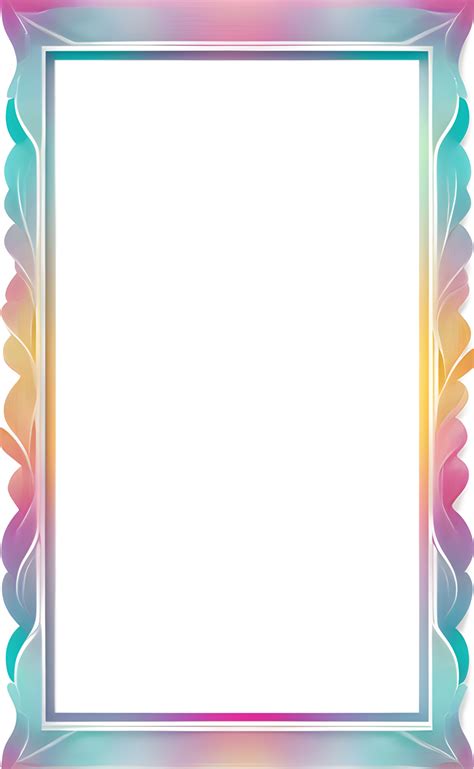 AI Generated Beautiful Frame Of Colorful Leaves Png Transparent Background PNG