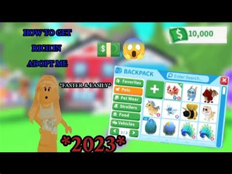 HOW TO GET RICH IN ADOPT ME FASTER 2023 Tips And Tricks