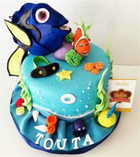Gâteaux thème Némo Poisson Clown Pâtisserie Sheselles