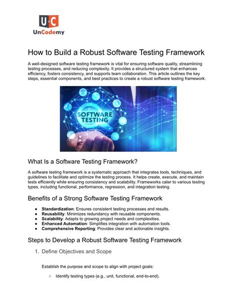 Ppt How To Build A Robust Software Testing Framework Powerpoint Presentation Id 13780389