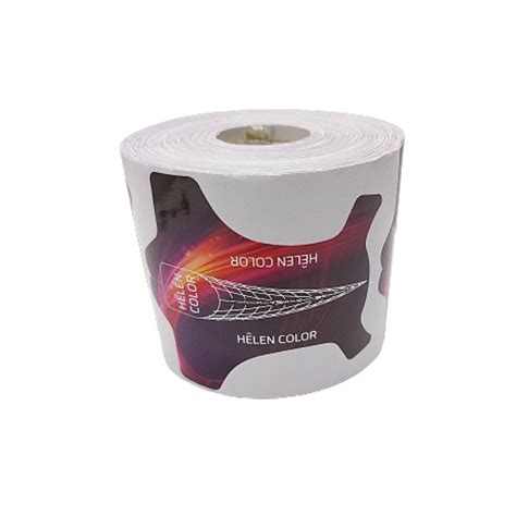 Molde De Papel Para Unhas 300 Unidades Hêlen Color Completa Beleza