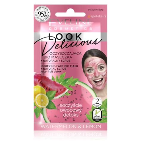 Eveline Maska Look Delicious Bio Maska Za Lice Piling Sa So Nim Vo Em