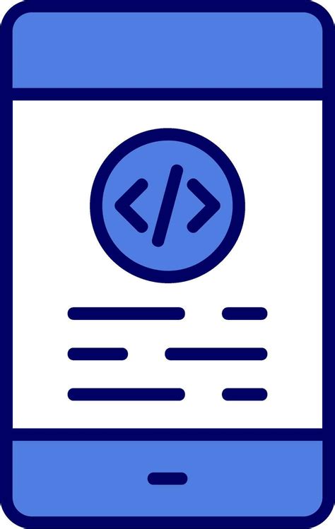Mobile Coding Vector Icon 31016715 Vector Art At Vecteezy