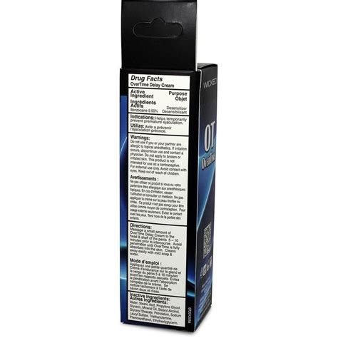 Overtime Delay Cream For Men By Wicked Sensual Care 1 Oz