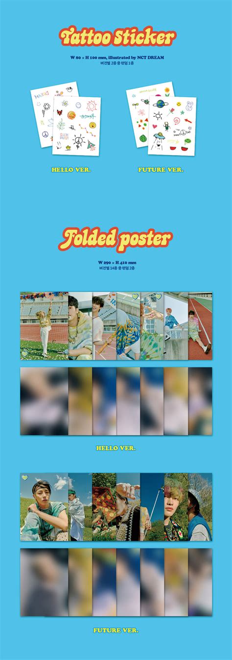 NCT DREAM 1st Studio Album Repackage Hello Future Photobook Version Official Preorder Dumber