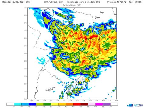 Sábado Pode Ter Chuva Forte E Temporais Isolados No Sul Metsul