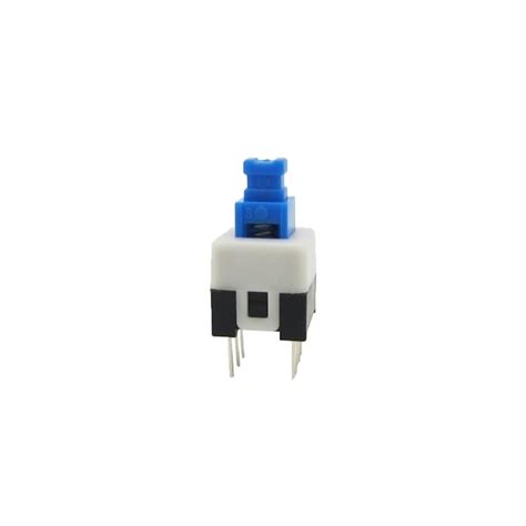 7x7mm 6 Pin Dpdt Self Lock Lock Push Switch 10pcs Darkoct02