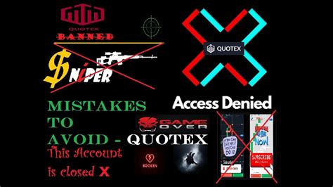 Quotex Account Closed Account Blocked YouTube