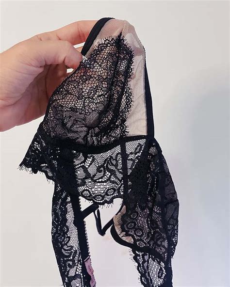 Kit Top Triângulo Tule E Renda Calcinha Tanga Fio Calcinha Asa
