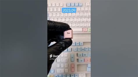 파스텔분필 키캡 영어한글pbt 체리 염료승화 사오파오 Youtube