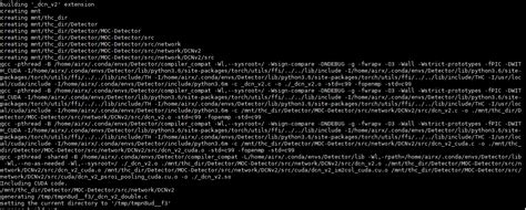 I Use DCNv2 Have A Problem Issue 27 MCG NJU MOC Detector GitHub