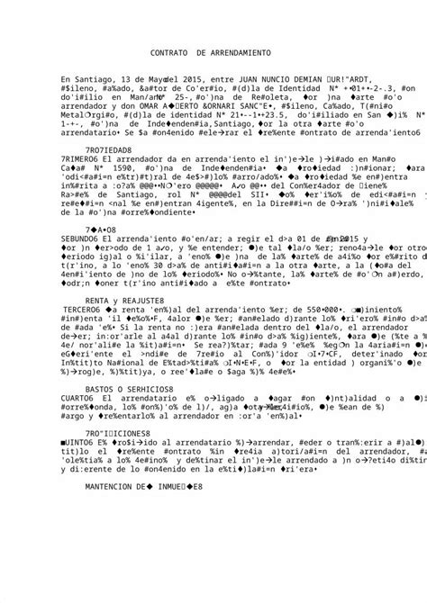 Docx Contrato De Arrendamiento Modificado Hfz Dokumen Tips