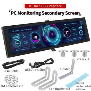 Jual Turing Smart Secondary Screen IPS Display USB Type C CPU GPU